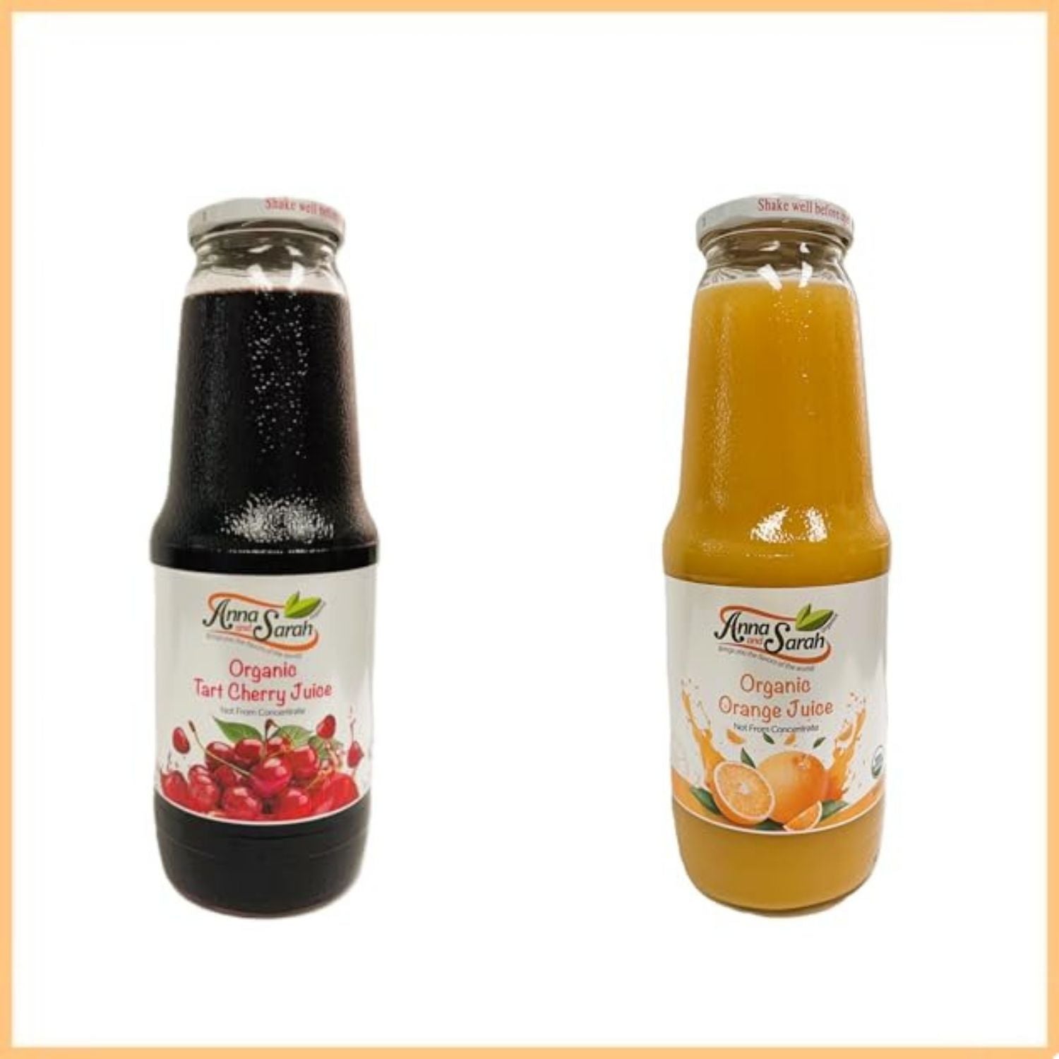 Anna Sarah Organic Fruit Juice | USDA-Certified & Pure | Anna and Sarah